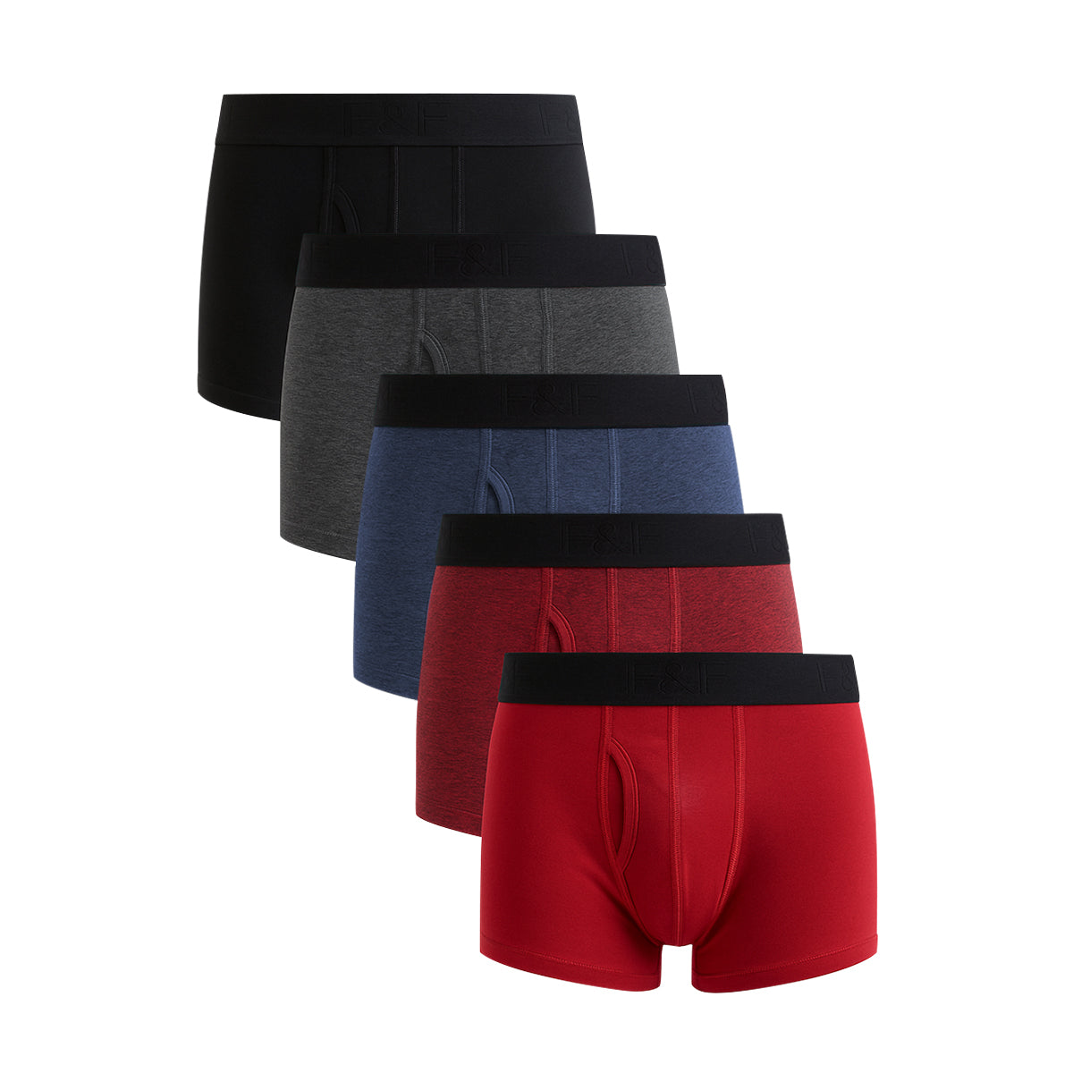 Pack of 3 Mens Cotton Stretch Boxer Trunks